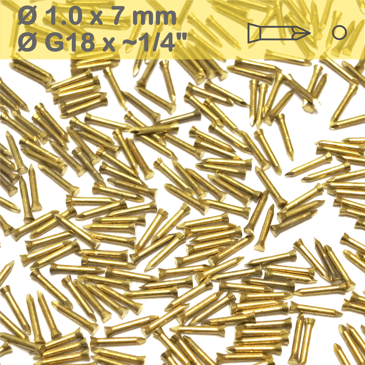 Nails and Tacks by BlackbirdBlackbird Outsole Decoration Nails 1mm ...