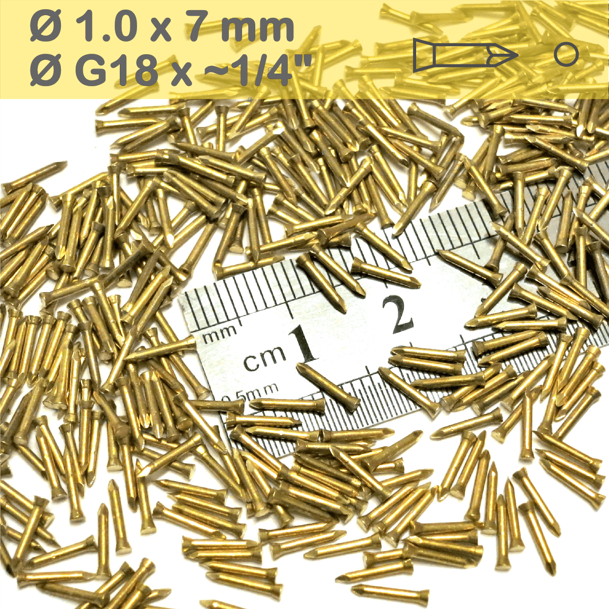 brass_cone_head_nails_small_tiny_solid_brass_panel_pin_1x7mm-b ...